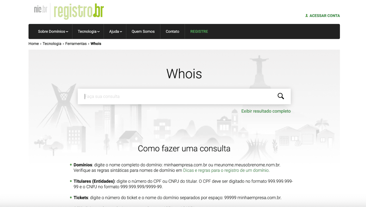 Como saber o dono de um domínio? E informações de contato